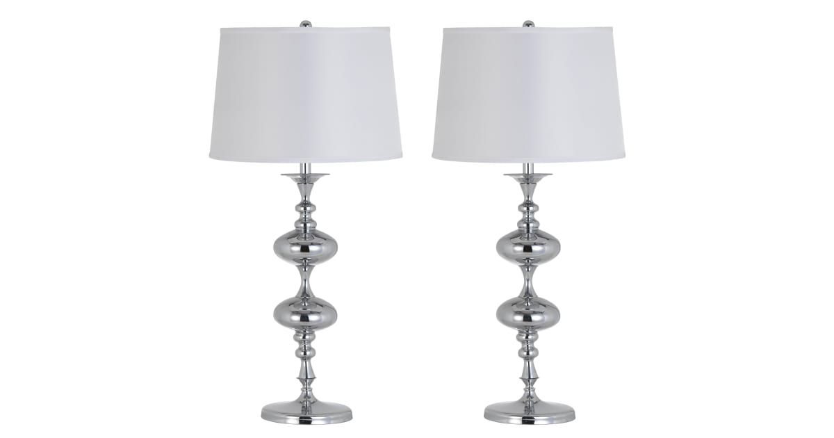 Cal Lighting BO-2244TB/2 Monica 1 Light Table Lamp with 3-Way Switch ...