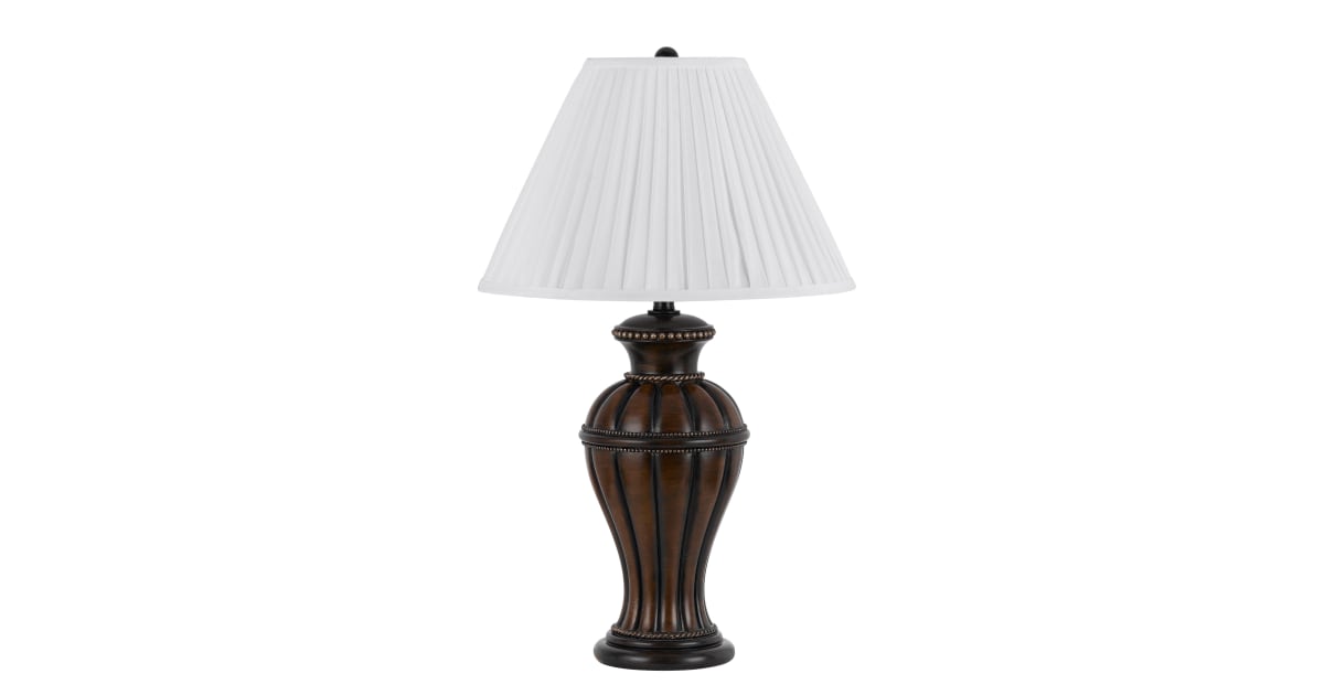 Cal Lighting BO-2267TB Danbury 1 Light Table Lamp with 3-Way Switch ...