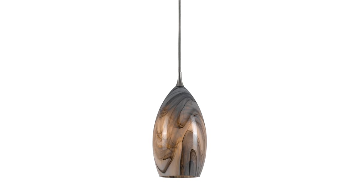 Cal Lighting PN-1068/6-BS 1 Light Pendant with Marble Finish | Ferguson ...