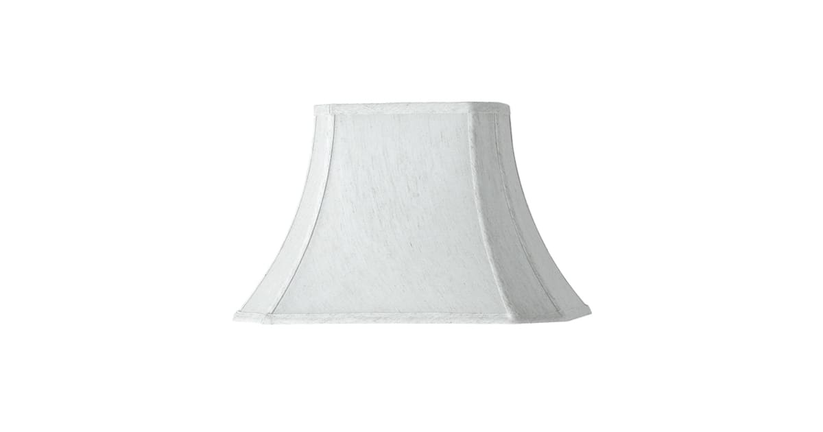 Cal Lighting SH-1110 18"W x 11.25"H Traditional / Classic Square Fabric ...
