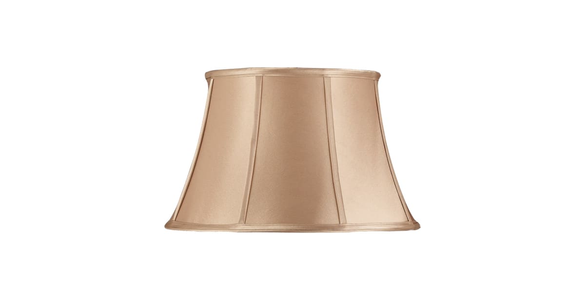 Cal Lighting SH-7231 17.25"W x 10.75"H Traditional / Classic Bell Silk ...