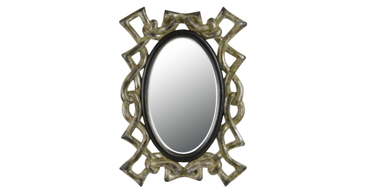 Cal Lighting WA-2156MIR Popoli Rectangular Polyurethane Bevel Mirror ...