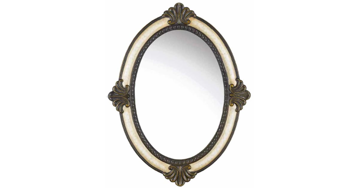 Cal Lighting WA-731MIR 33.5" Traditional / Classic Resin Mirror ...