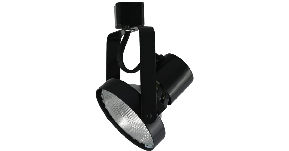 Cal Lighting LT-202-BK 1 Light Rear Loading Track Head with Gimbal Ring ...