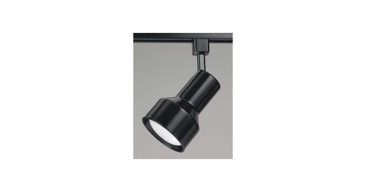 Cal Lighting LT-254-BK 1 Light Step Back Track Head for LT Series Track ...