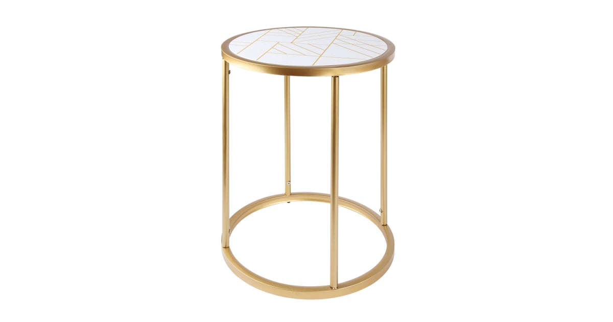 Canarm 203602-01 Harlo 18" Wide Painted Finish Top Metal End Table ...