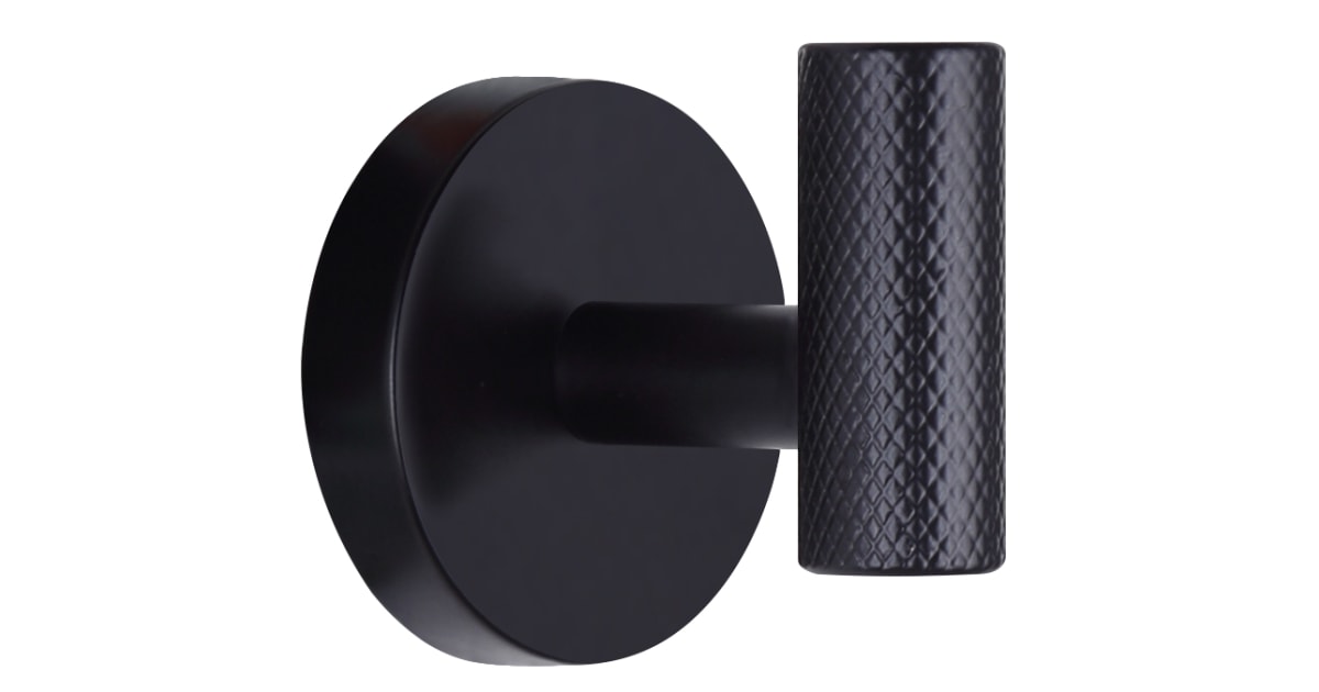 Canarm BA108A02BK Varen Wall Mounted Single Robe Hook | Build.com