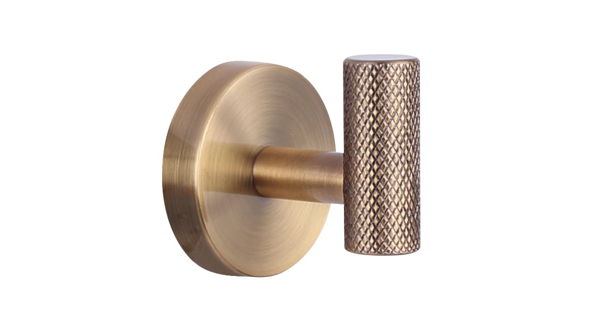 Canarm BA108A02GD Varen Wall Mounted Single Robe Hook | Ferguson Home