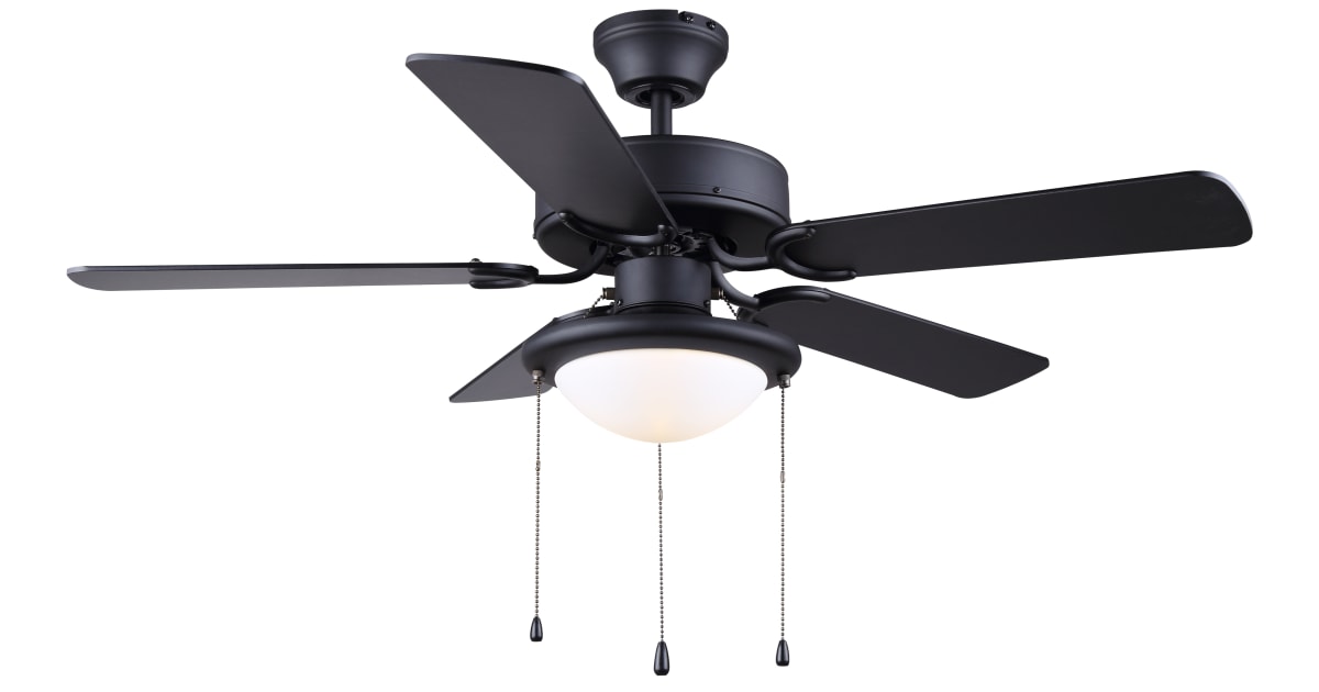 Canarm CF42ECL5BK Eclipse 42" 5 Blade Indoor Ceiling Fan | Ferguson Home