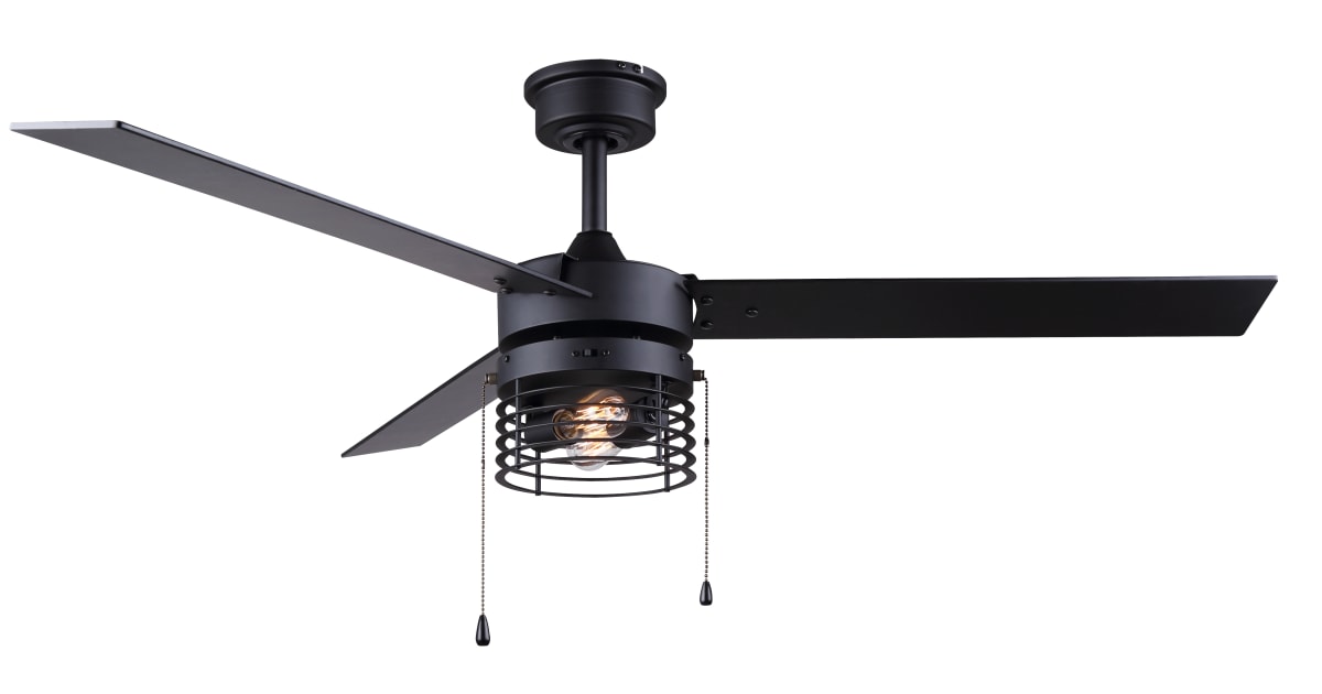 Canarm CF52ALD3BK Alder 52" 3 Blade Indoor Ceiling Fan | Ferguson Home