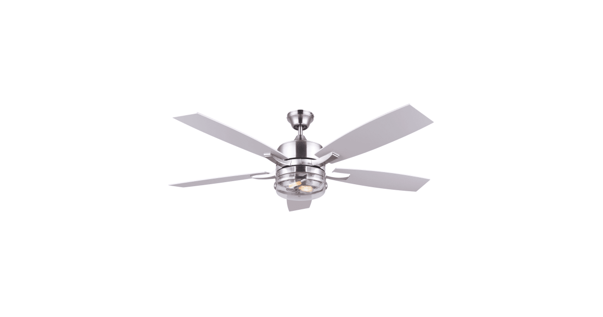 Canarm CF52REN5BN Renda 52" 5 Blade Indoor Ceiling Fan - Remote Control ...