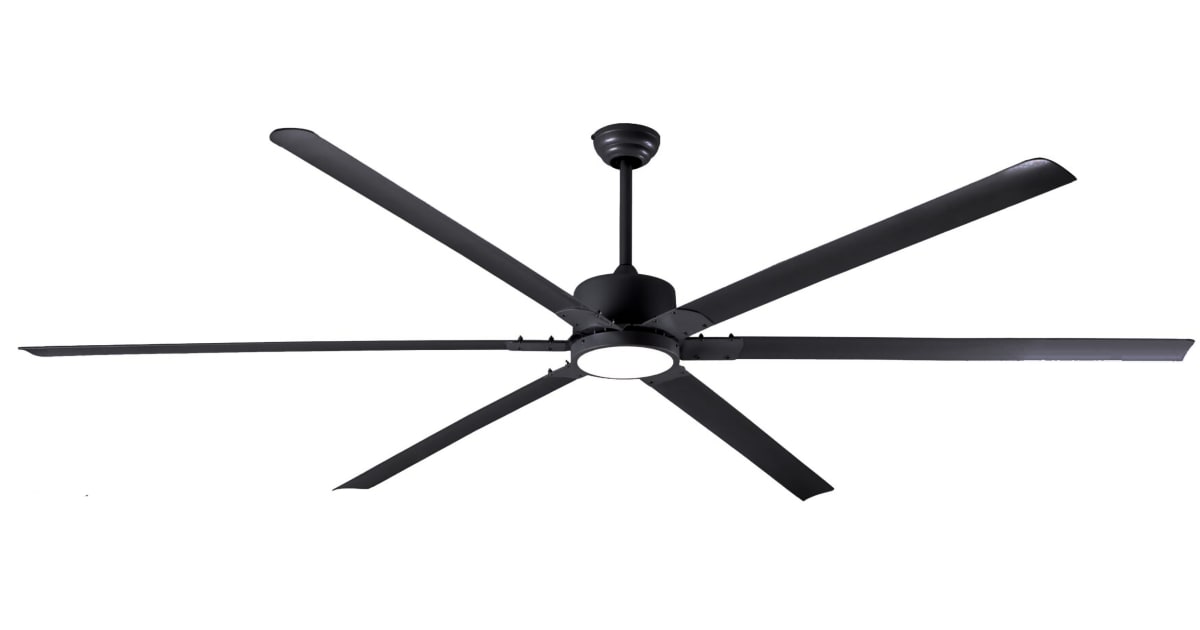 Canarm CP96-LEDBK FANBOS 43.11" 6 Blade Indoor Ceiling Fan with Remote ...