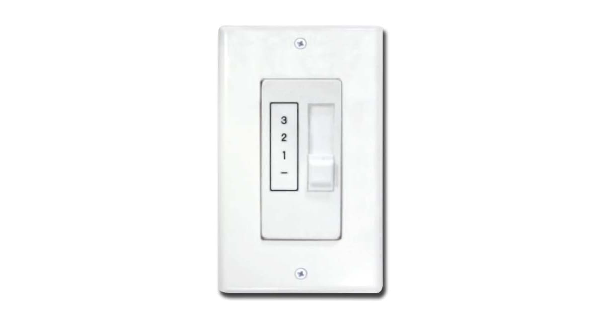 Canarm CQ004 3 Speed Ceiling Fan Wall Control with Church Quiet Setting ...