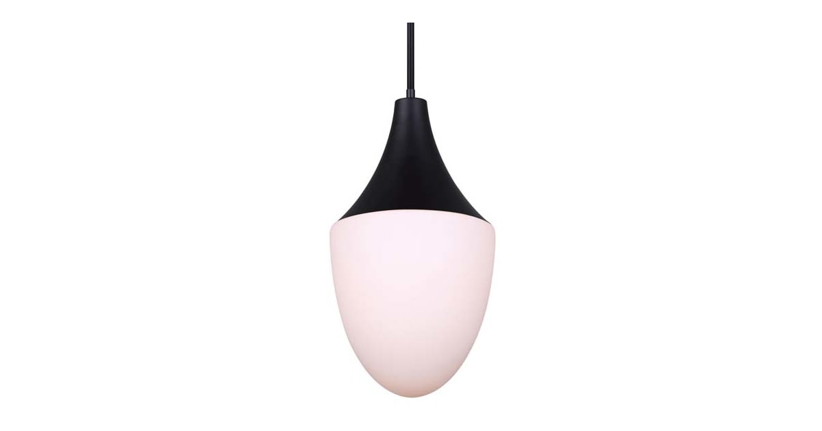 Canarm IPL1121A01BK Evlin 10" Wide Pendant | Ferguson Home