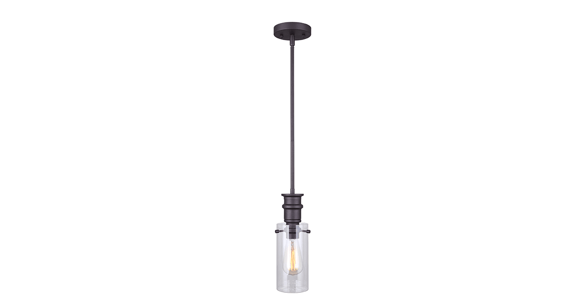 Canarm IPL679A01ORB Albany Single Light 4-3/4" Wide Mini Pendant ...