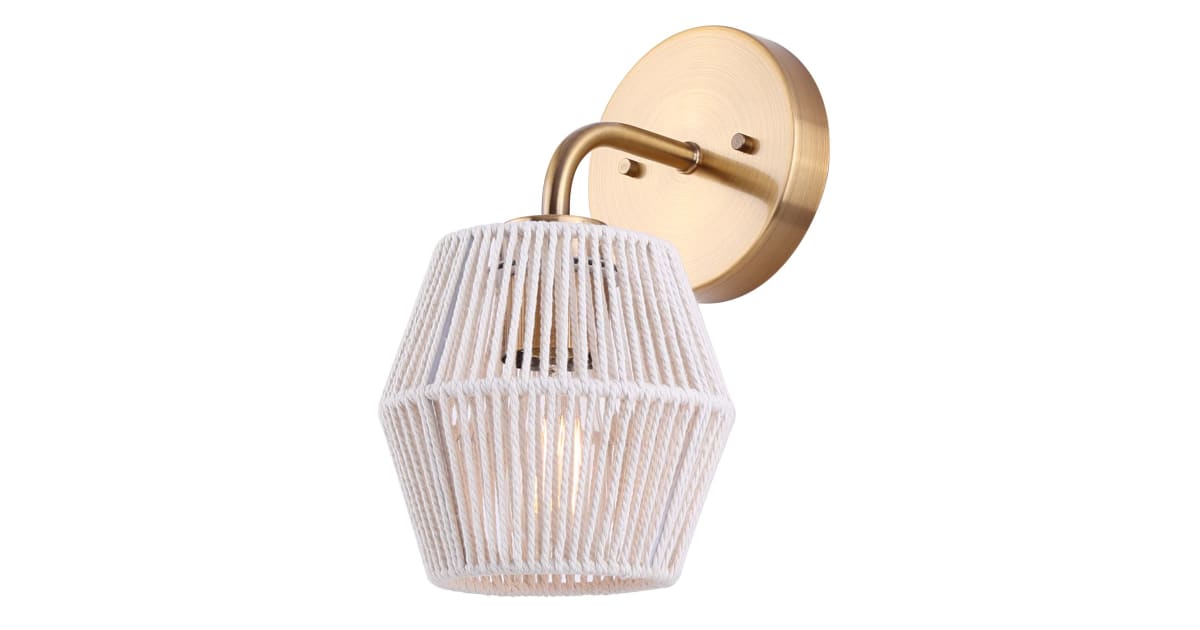 Canarm IVL1120A01GD Willow Bathroom Sconce | Ferguson Home