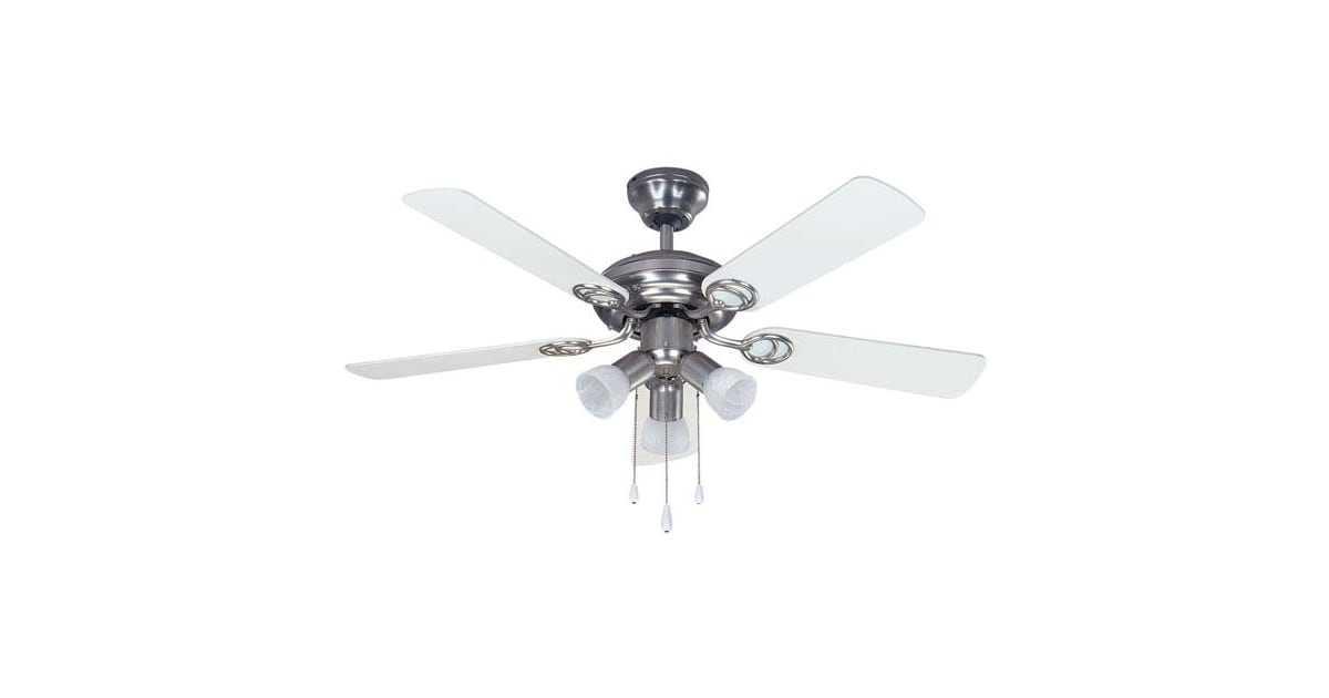 Canarm CF42JAS5BPT Jasper 3 Light 5 Blade Hanging Ceiling Fan ...