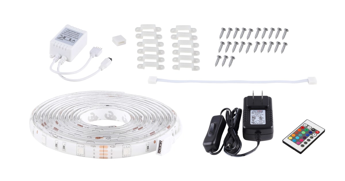 Canarm LED50TW55RGB 18" Color Changing RGB LED Under Cabinet | Build.com