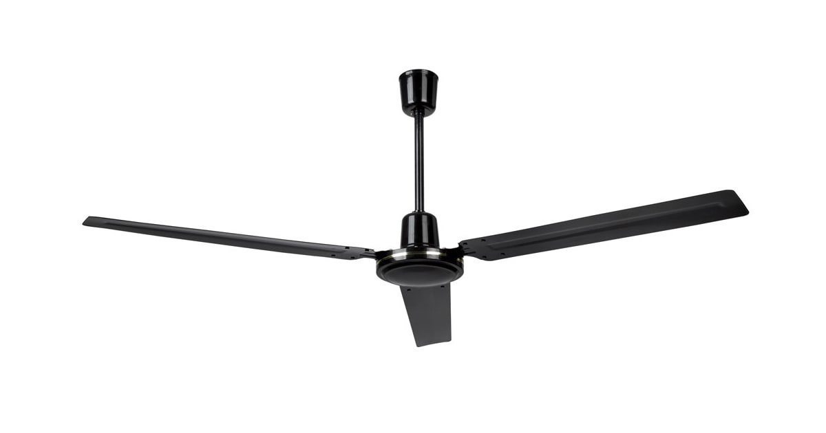 Canarm CP56BK CP 56" 3 Blade Indoor Ceiling Fan - Wall Control Included ...