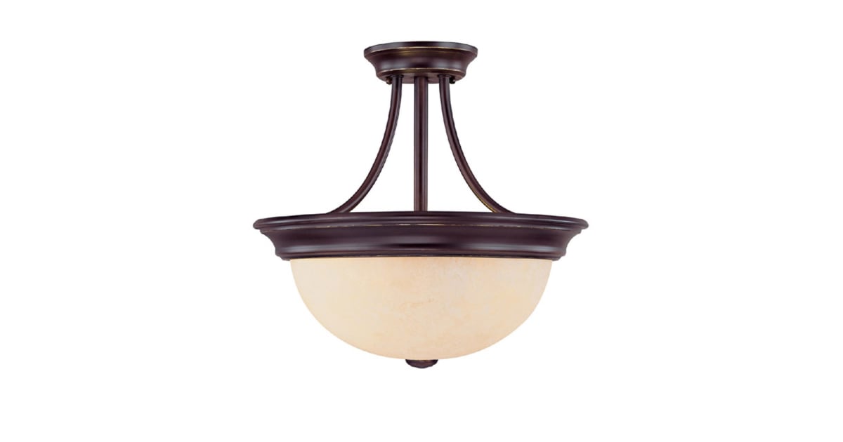 Capital Lighting 2739MBZ 2 Light Semi-Flush Fixture | Ferguson Home