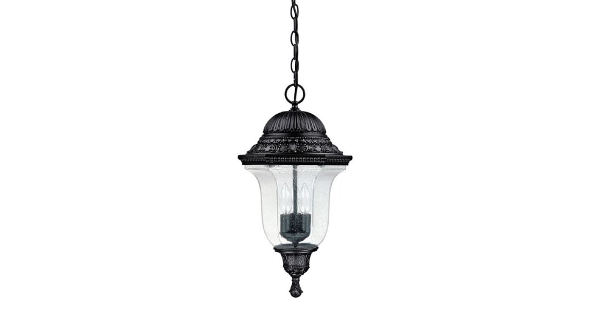 Capital Lighting 9796BK 3 Light Outdoor Hanging Fixture | Ferguson Home