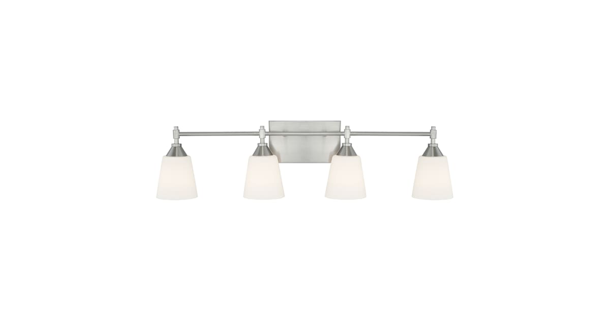Capital Lighting 113741BN-329 Langley 4 Light Bathroom Vanity Light ...
