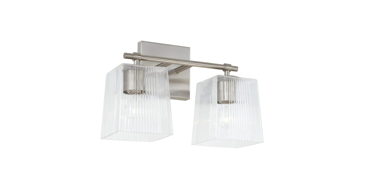 Capital Lighting 141721BN-508 Lexi 2 Light 14" Wide Bathroom Vanity ...