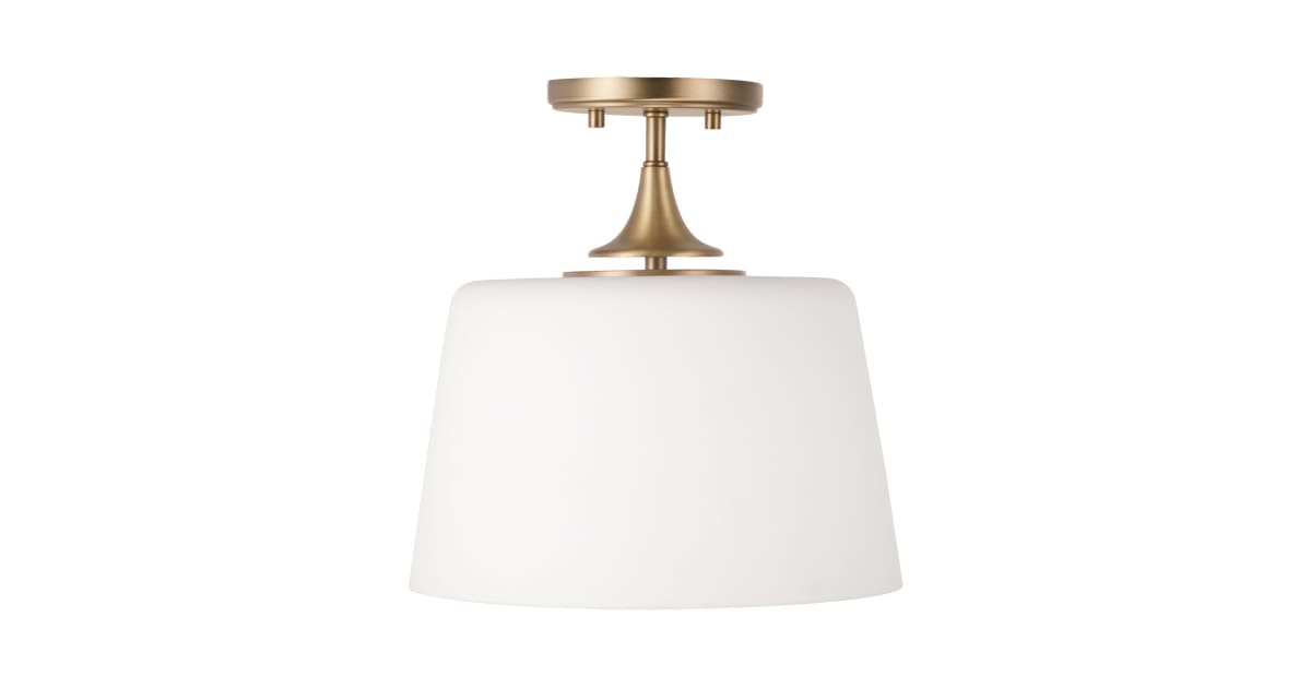 Capital Lighting 248911AD Presley 12" Wide Semi-Flush Ceiling Fixture ...