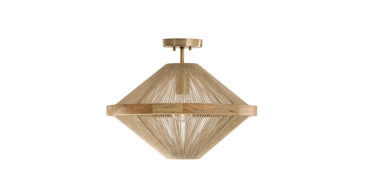 Capital Lighting 252812MA Maya 20" Wide Semi-Flush Ceiling Fixture ...