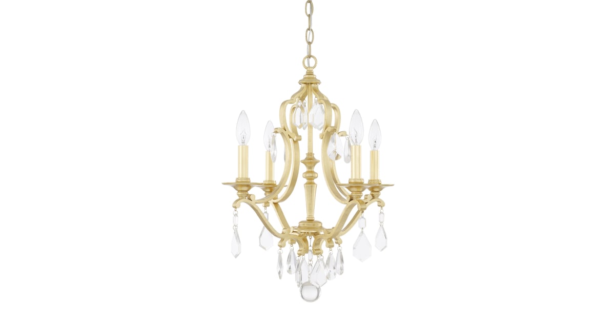 Capital Lighting 4184CG-CR Blakely 4 Light 18" Wide Chandelier with ...