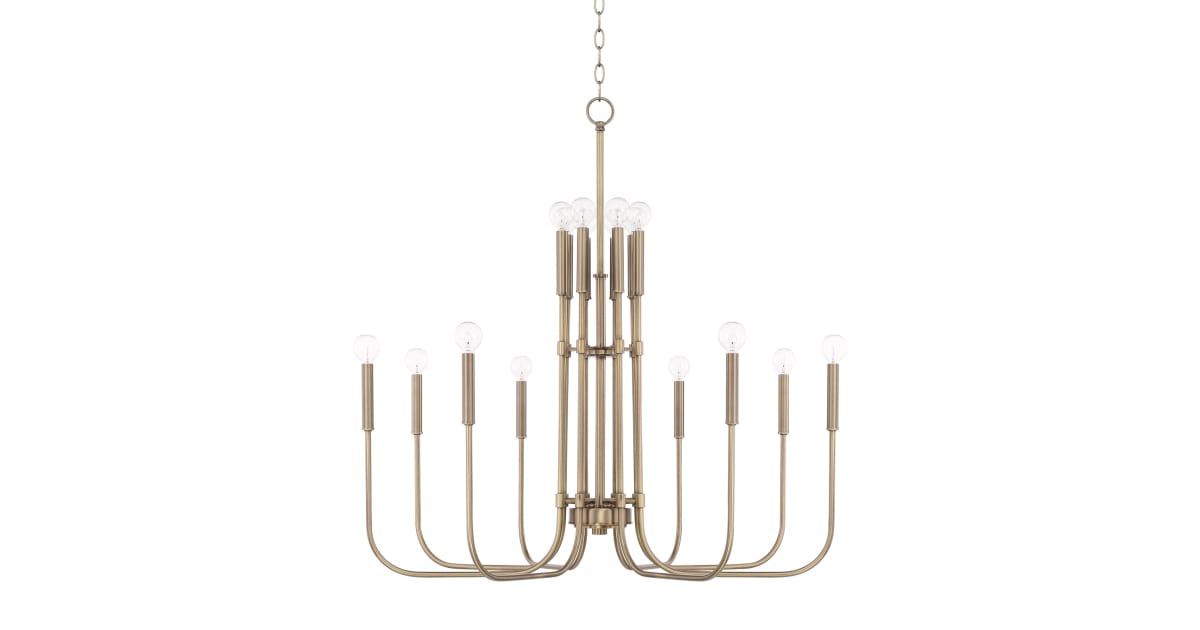 Capital Lighting 421902AD Zander 16 Light 36" Wide Chandelier ...