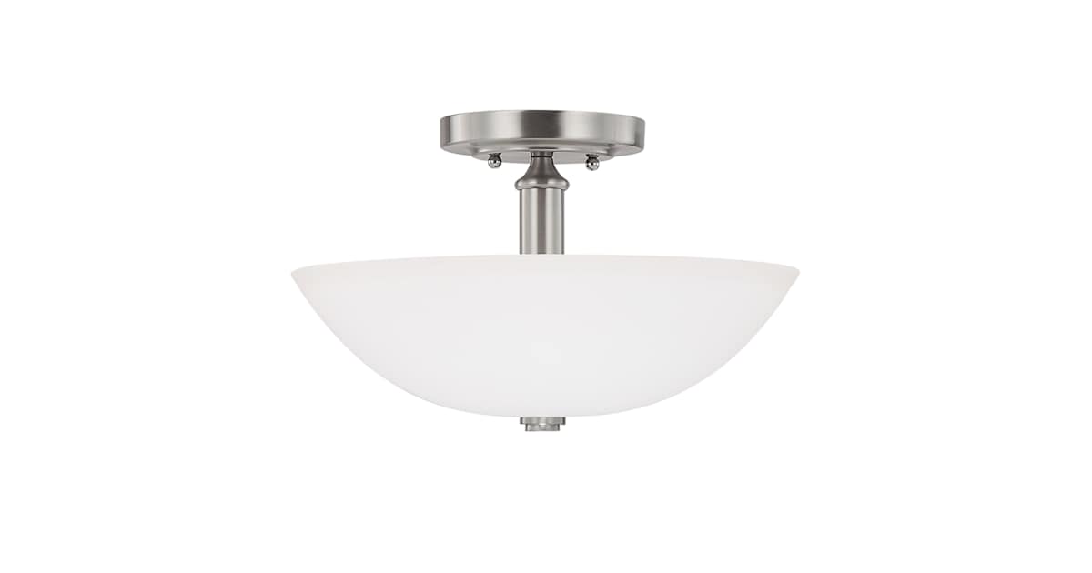 Capital Lighting 4272BN-139 2 Light Semi-Flush Ceiling Fixture ...
