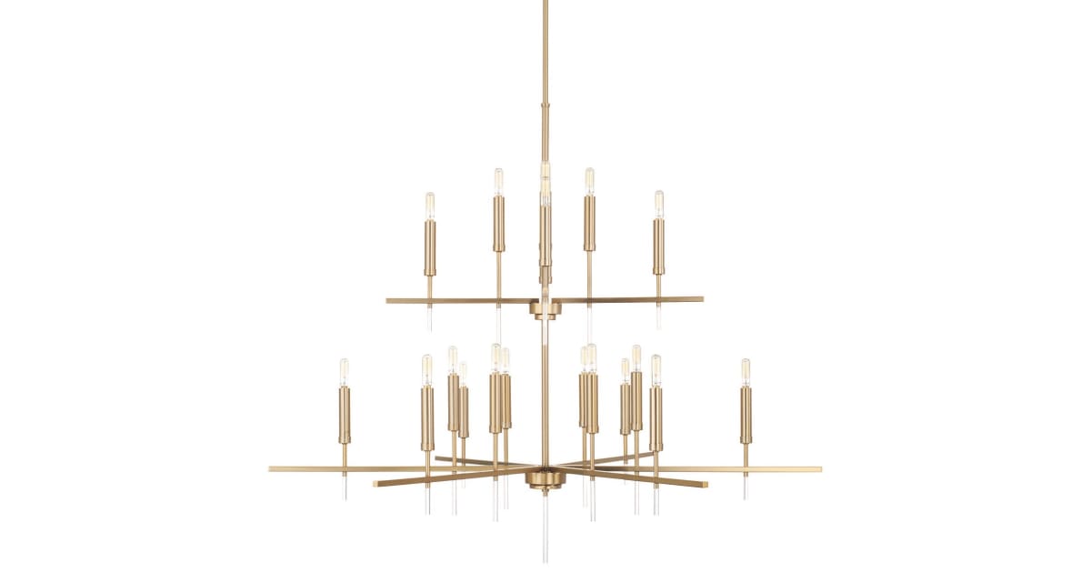 Capital Lighting 449302MA Elora 20 Light 48" Wide Candle Style ...