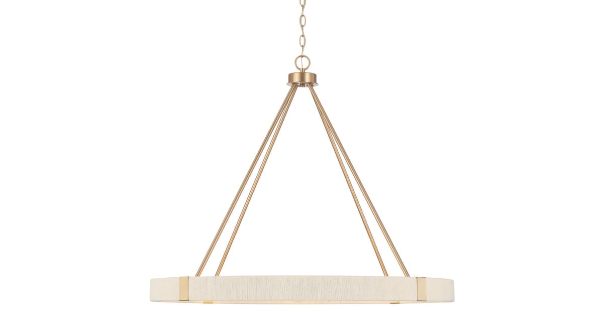 Capital Lighting 449881MA Delaney 8 Light 36" Wide Ring Chandelier ...