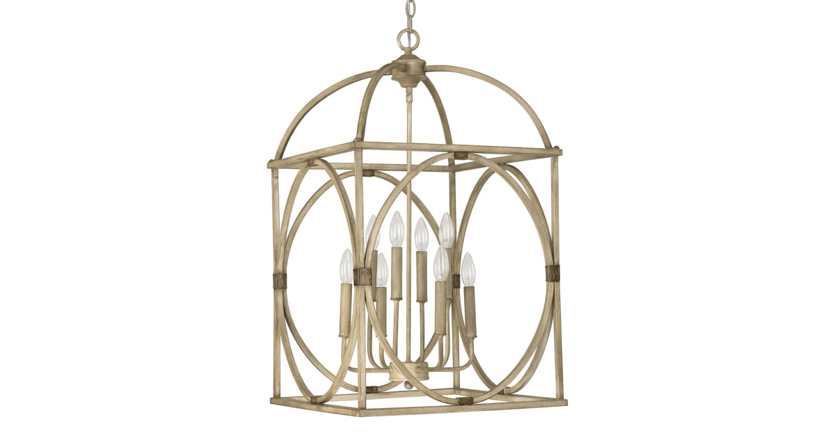 Capital Lighting 4522FO Foyers 8 Light Full Sized Cage Pendant | Build.com