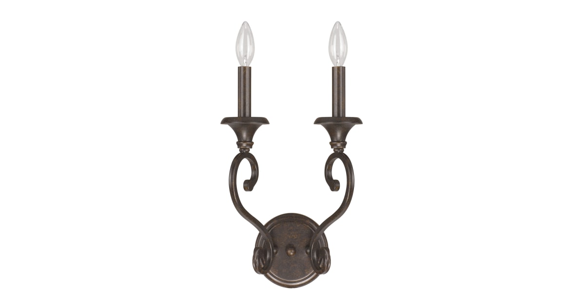 Capital Lighting 4531CB-000 Maxwell 2 Light Double Sconce | Ferguson Home