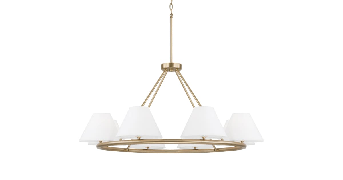 Capital Lighting 453281MA Parson 8 Light 45" Wide Ring Chandelier ...