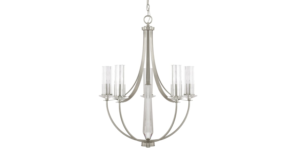 Capital Lighting 4735BN-150 5 Light 22" Wide Chandelier from the Emery ...