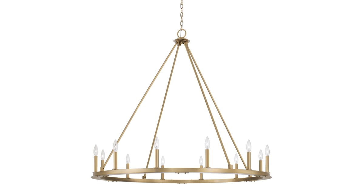 Capital Lighting 4912AD Pearson 12 Light 48" Wide Taper Candle Style ...