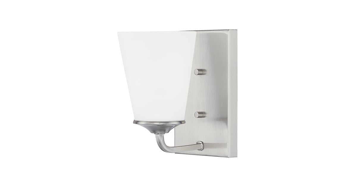 Capital Lighting 614111BN-331 Braylon 8" Tall Bathroom Sconce ...