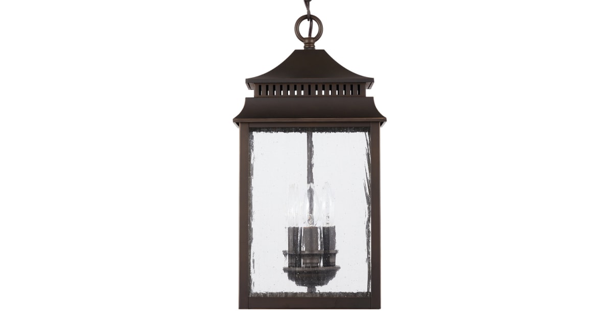 Capital Lighting 936933OZ Sutter Creek 3 Light 10" Wide Outdoor Taper ...