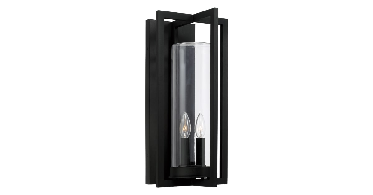 Capital Lighting 948221BK Kent 2 Light 20" Tall Wall Sconce | Ferguson Home