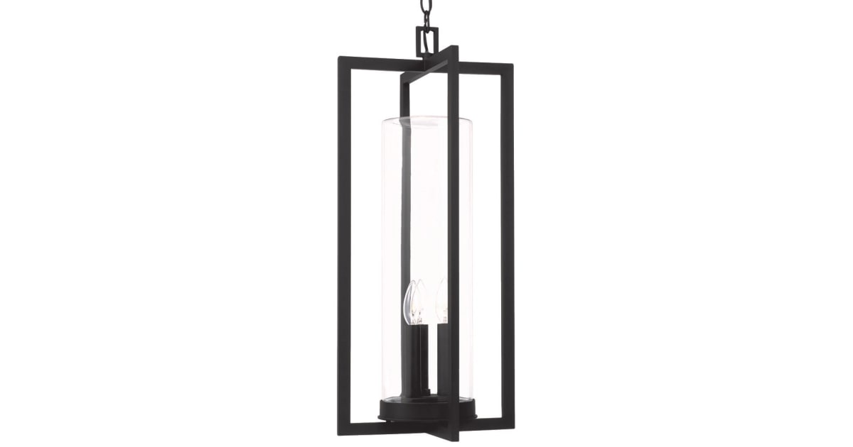 Capital Lighting 948232BK Kent 3 Light 12" Wide Multi Light Pendant ...