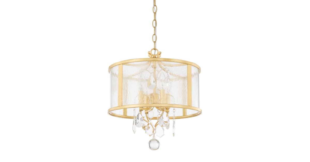 Capital Lighting 9484CG-CR Blakely 4 Light 15" Wide Drum Chandelier ...