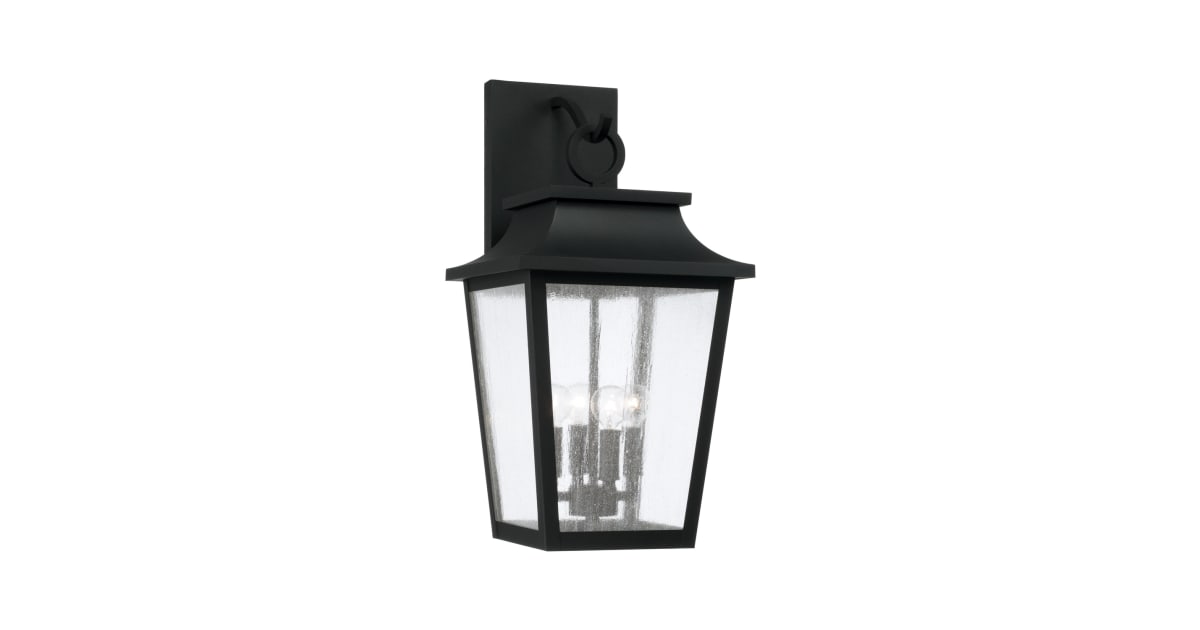 Capital Lighting 953341BK Chandler 4 Light 24" Tall Outdoor Wall Sconce ...