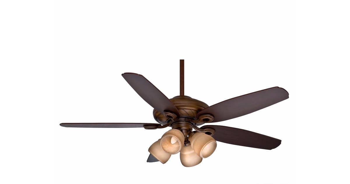 Casablanca 54031 Capistrano 54" 5 Blade Ceiling Fan - Blades, Light Kit ...