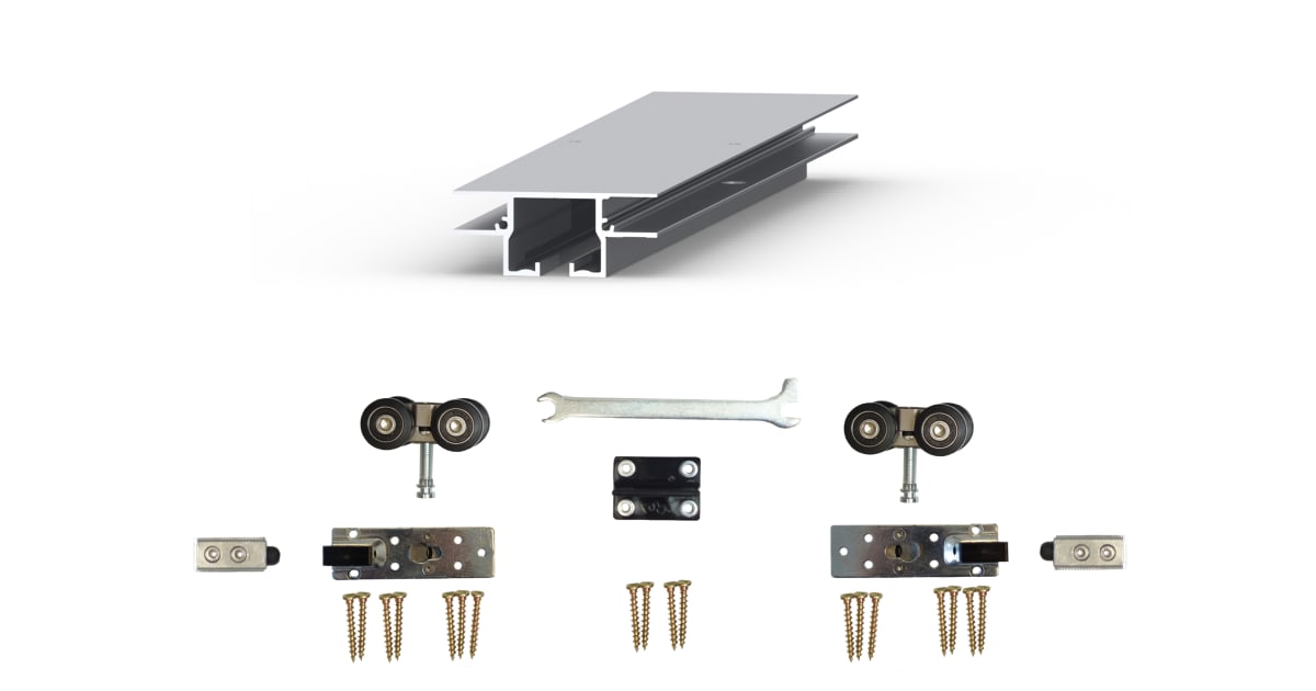 Cavity Sliders DKM0820-TSFHA1MF0800 8 Foot Ceiling Mount Double Stop ...