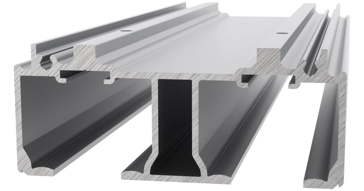 Cavity Sliders TSTM2-134-6 6 Foot Heavy Duty Aluminum Top Wall Mount ...