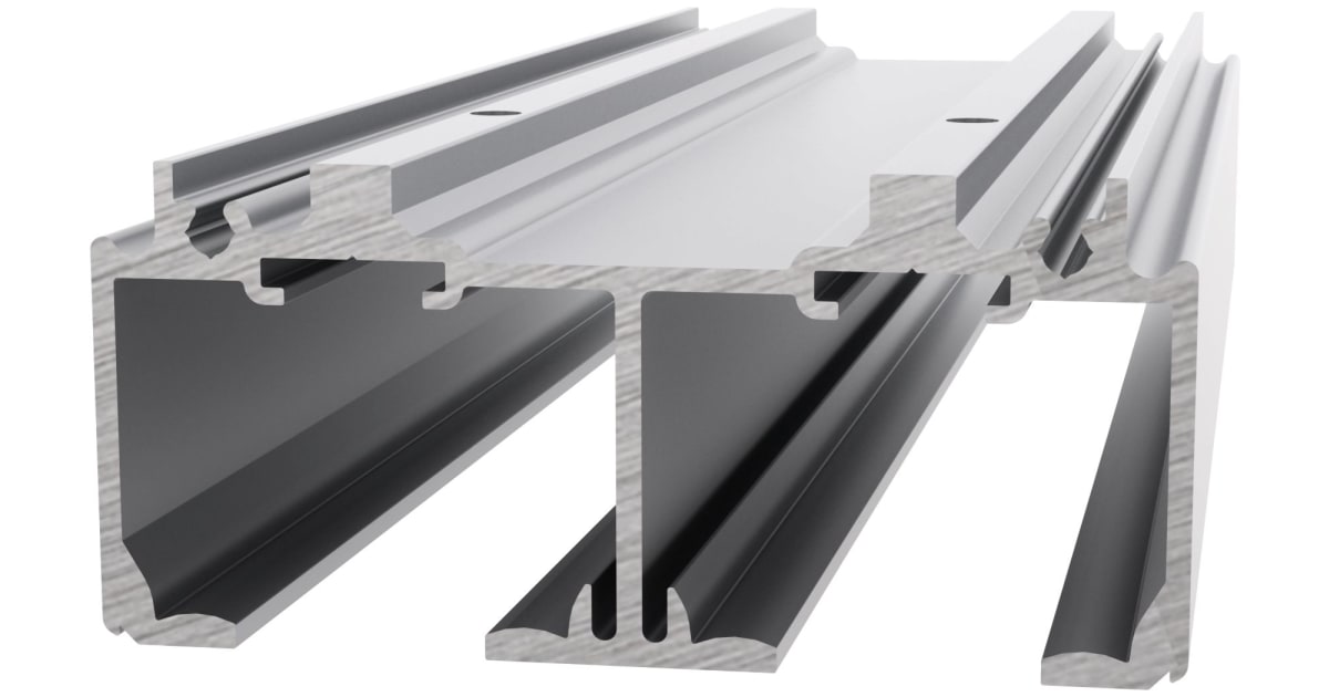 Cavity Sliders TSTM2-138-6 6 Foot Heavy Duty Aluminum Top Wall Mount ...