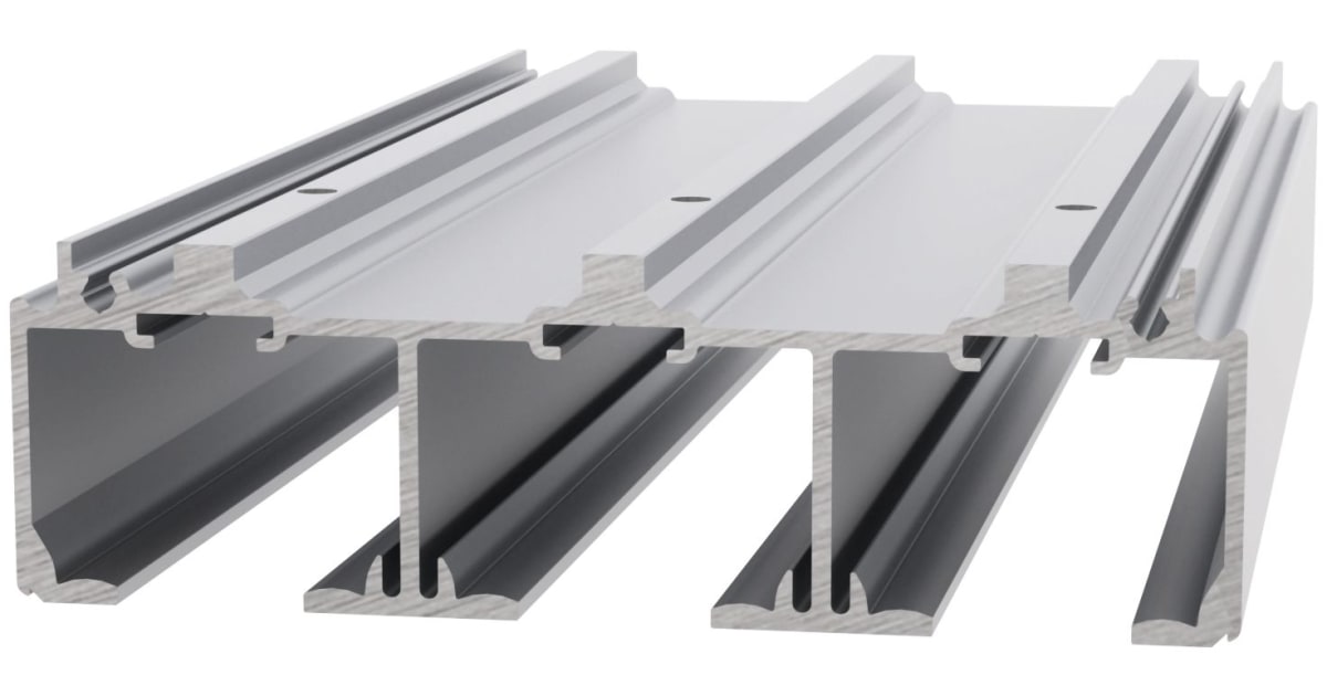 Cavity Sliders TSTM3-138-12 12 Foot Heavy Duty Aluminum Top Wall Mount ...